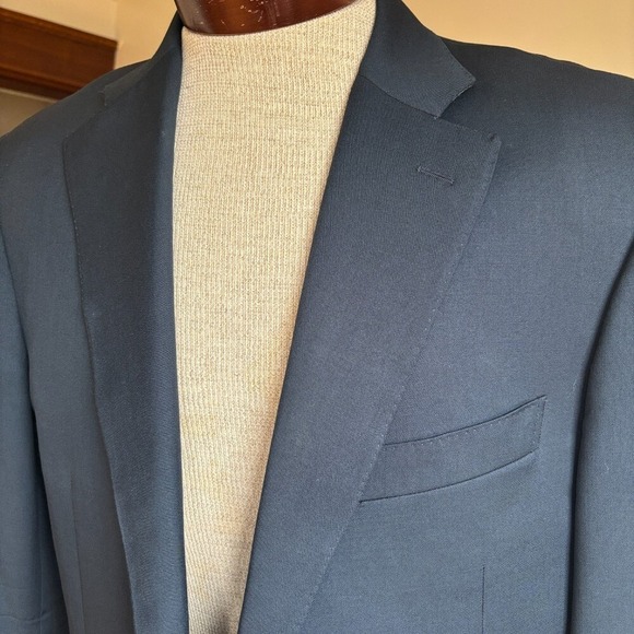 Canali | Suits & Blazers | 200 Current Canali Navy Wool Blazer Two ...